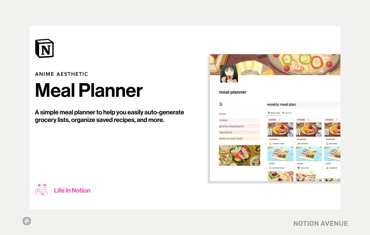 10+ Must-Try & Free Notion Grocery List Templates for Organized Shopping