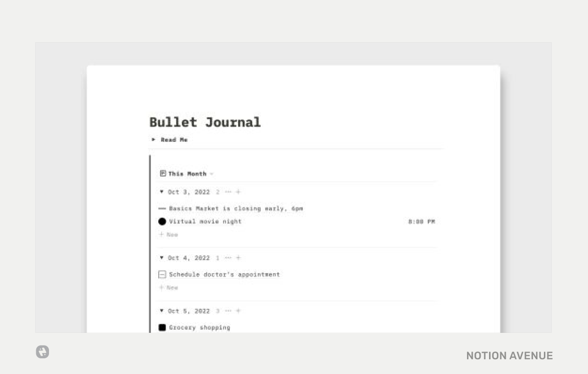 5+ Best Bullet Journal Notion Templates to Revolutionize your Journaling