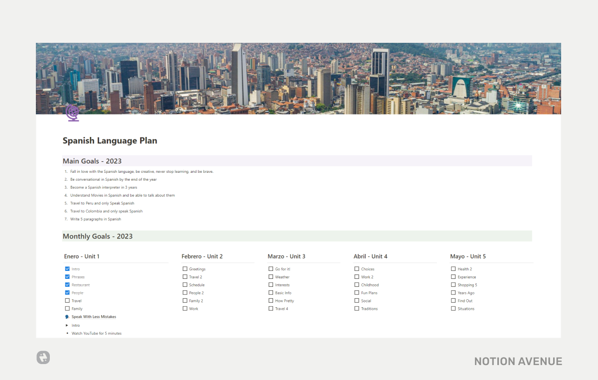 12+ Notion Templates for Learning Languages Like a Pro