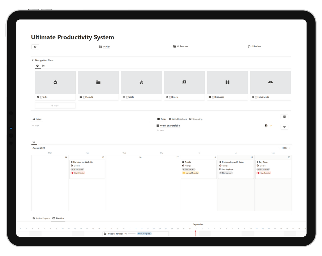 Time Tracker - Free Notion Template