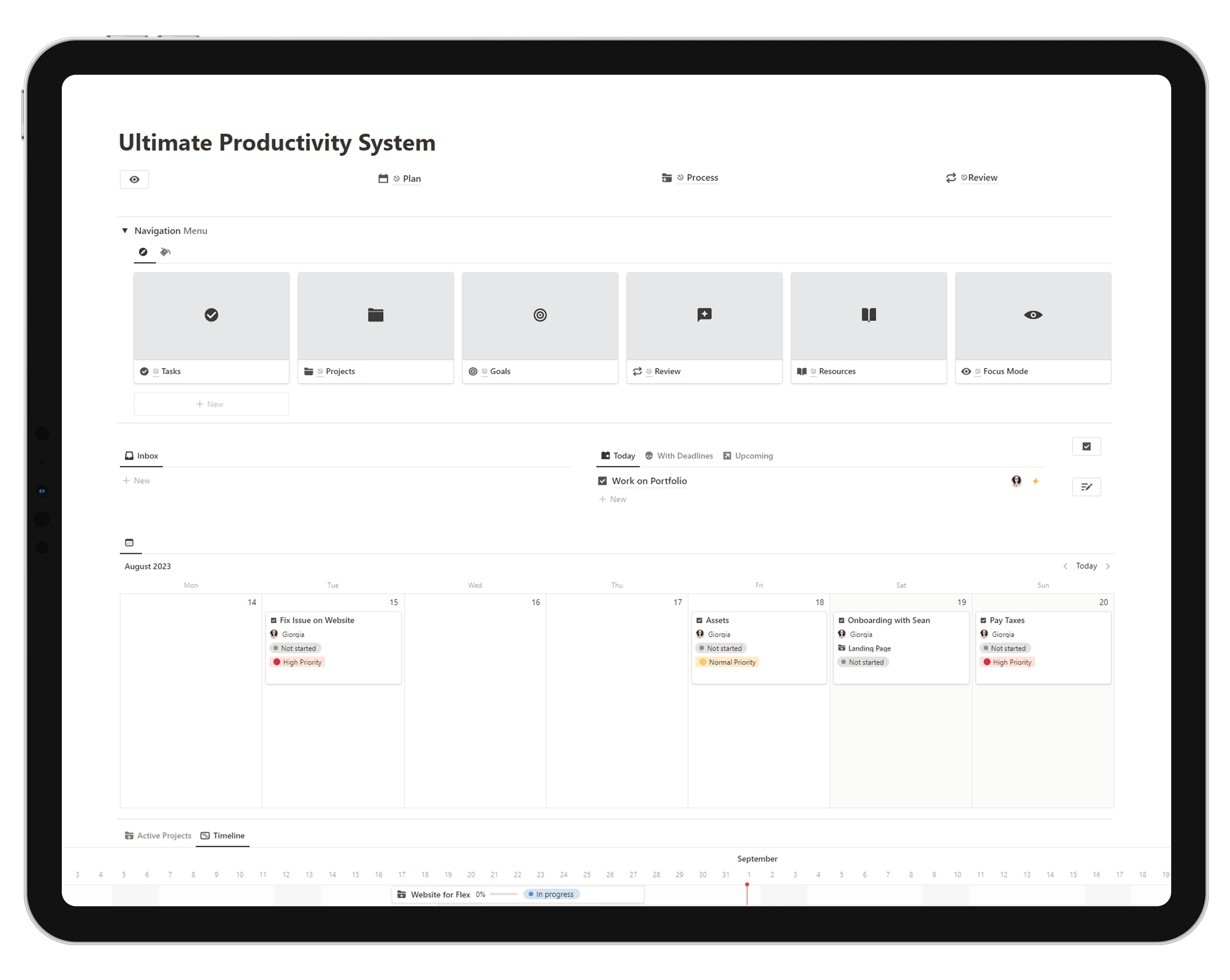 Time Tracker - Free Notion Template