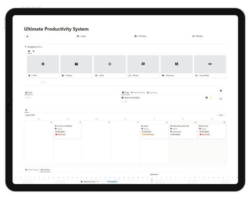 Time Tracker - Free Notion Template