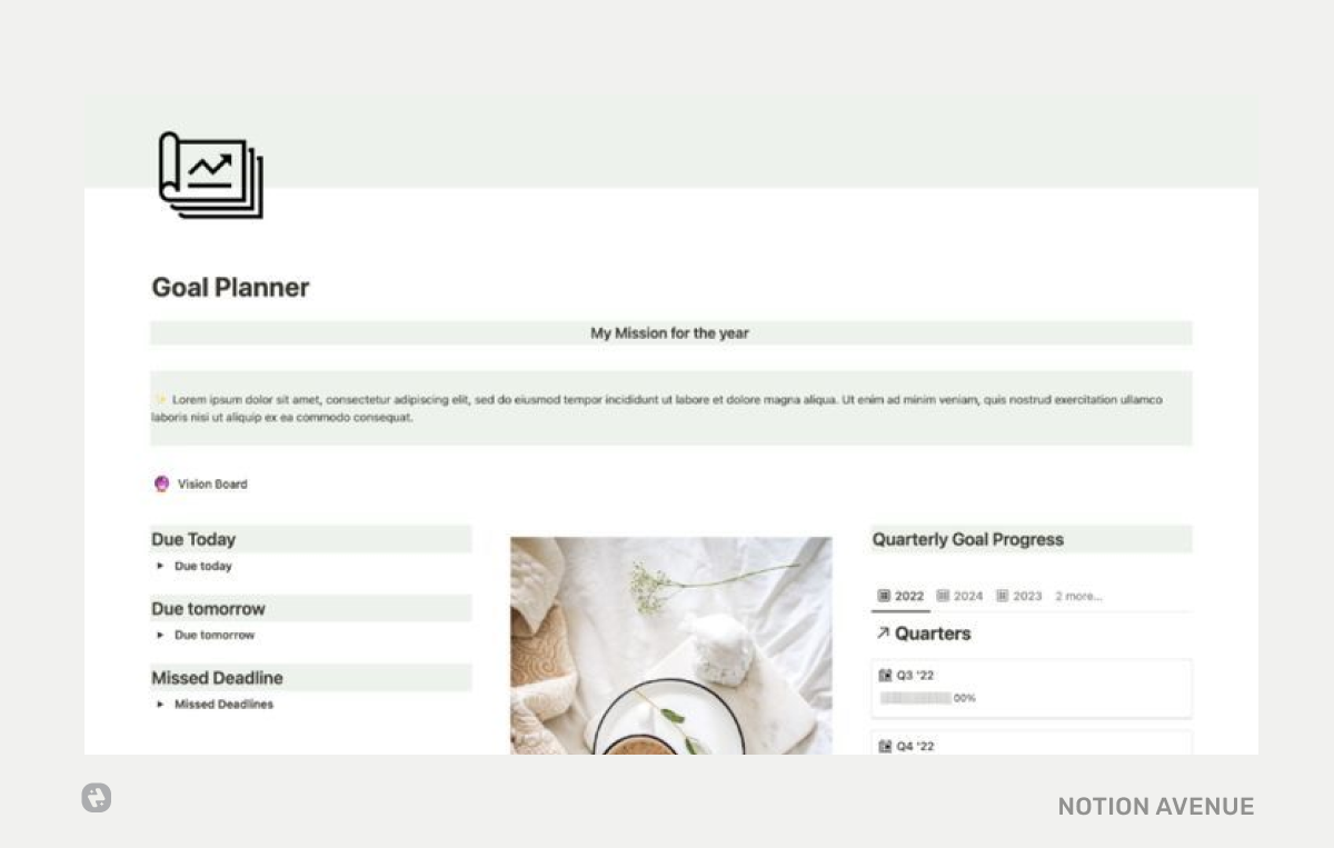 12+ Best Notion Goals Templates (Goal Tracker & Goal Settings Planners)