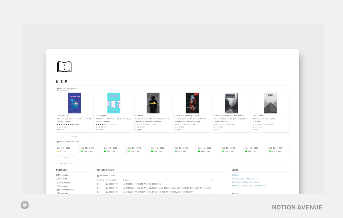 The 12+ Best Notion Templates for Writers to Unlock your Writing Potential
