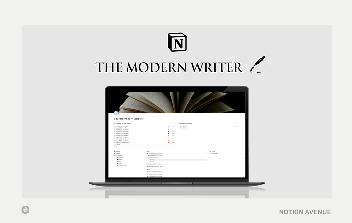The 12+ Best Notion Templates for Writers to Unlock your Writing Potential