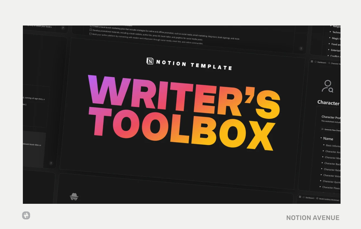 The 12+ Best Notion Templates for Writers to Unlock your Writing Potential