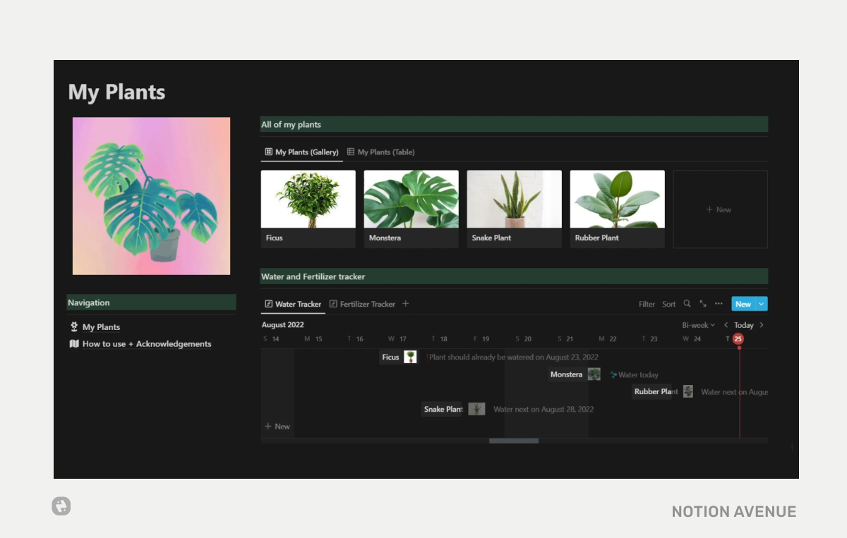 8+ Best Notion Plant Trackers to Channel your Inner Green Thumb