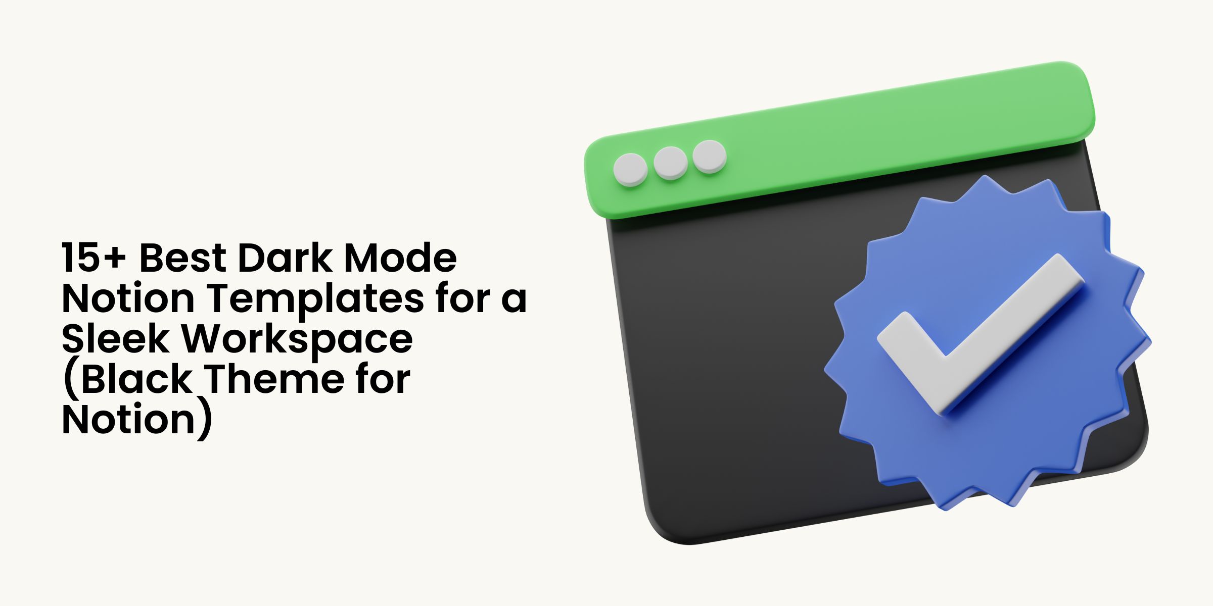 15+ Best Dark Mode Notion Templates for a Sleek Workspace (Black Theme ...