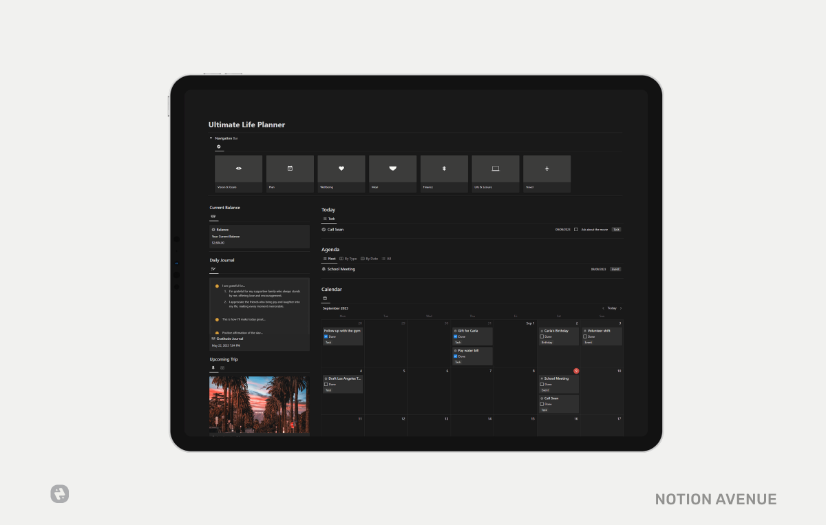 15+ Best Dark Mode Notion Templates for a Sleek Workspace (Black Theme ...