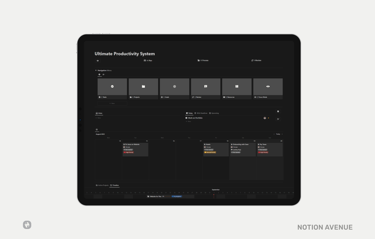 15+ Best Dark Mode Notion Templates for a Sleek Workspace (Black Theme ...