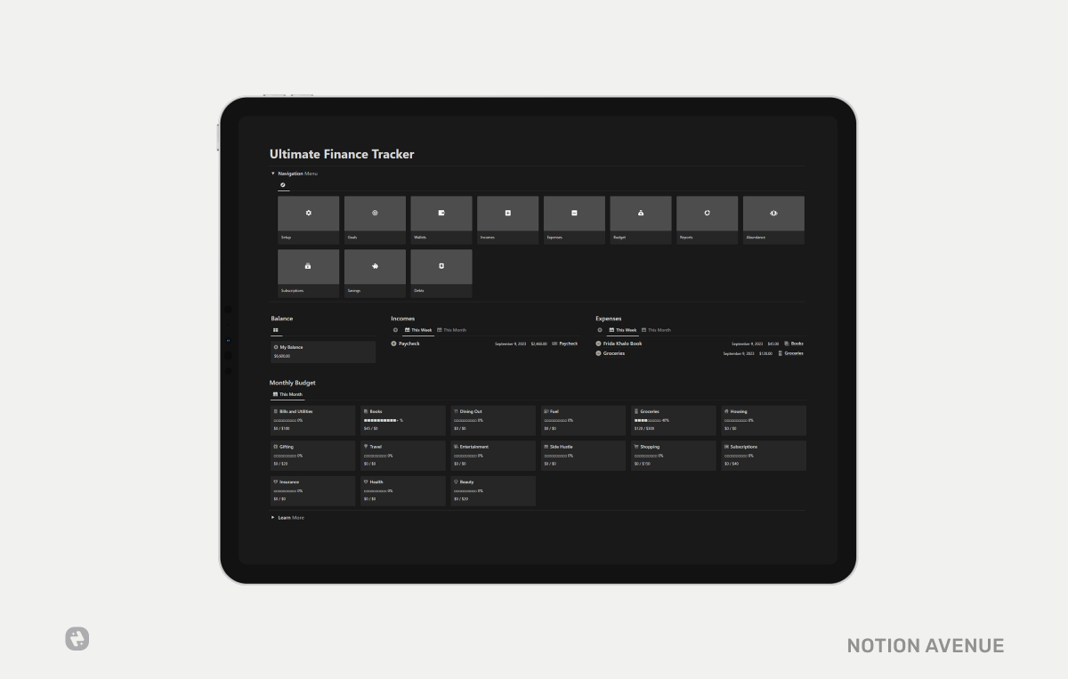 15+ Best Dark Mode Notion Templates for a Sleek Workspace (Black Theme ...