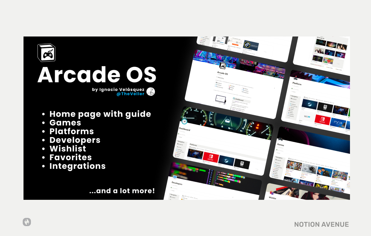 12+ Best Notion Templates for Gaming Videogames Library, Gaming ...
