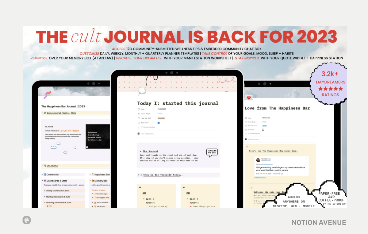 20+ Best & Free Notion Mood Trackers Templates to Master your Emotions