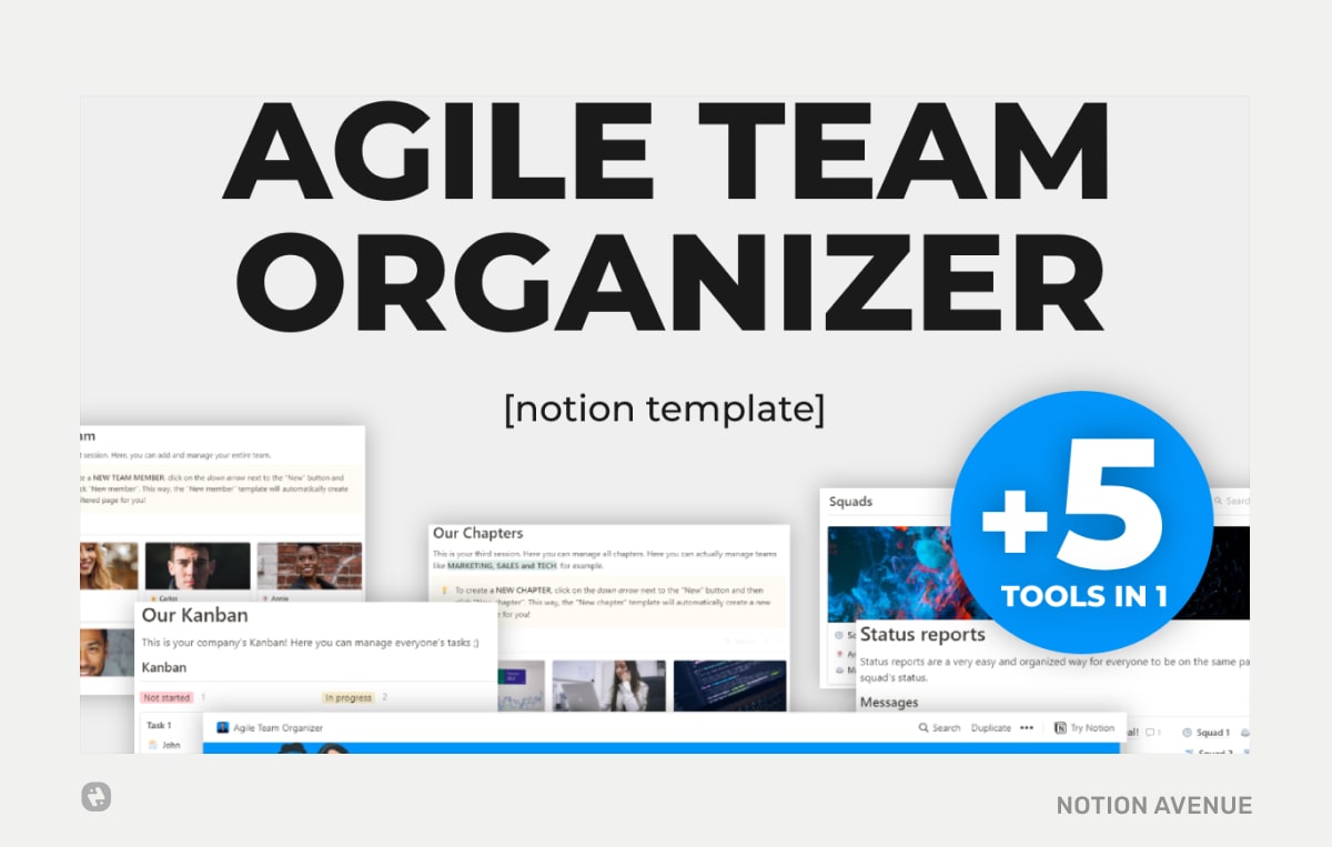 Top 20+ Scrum & Agile Templates for Notion