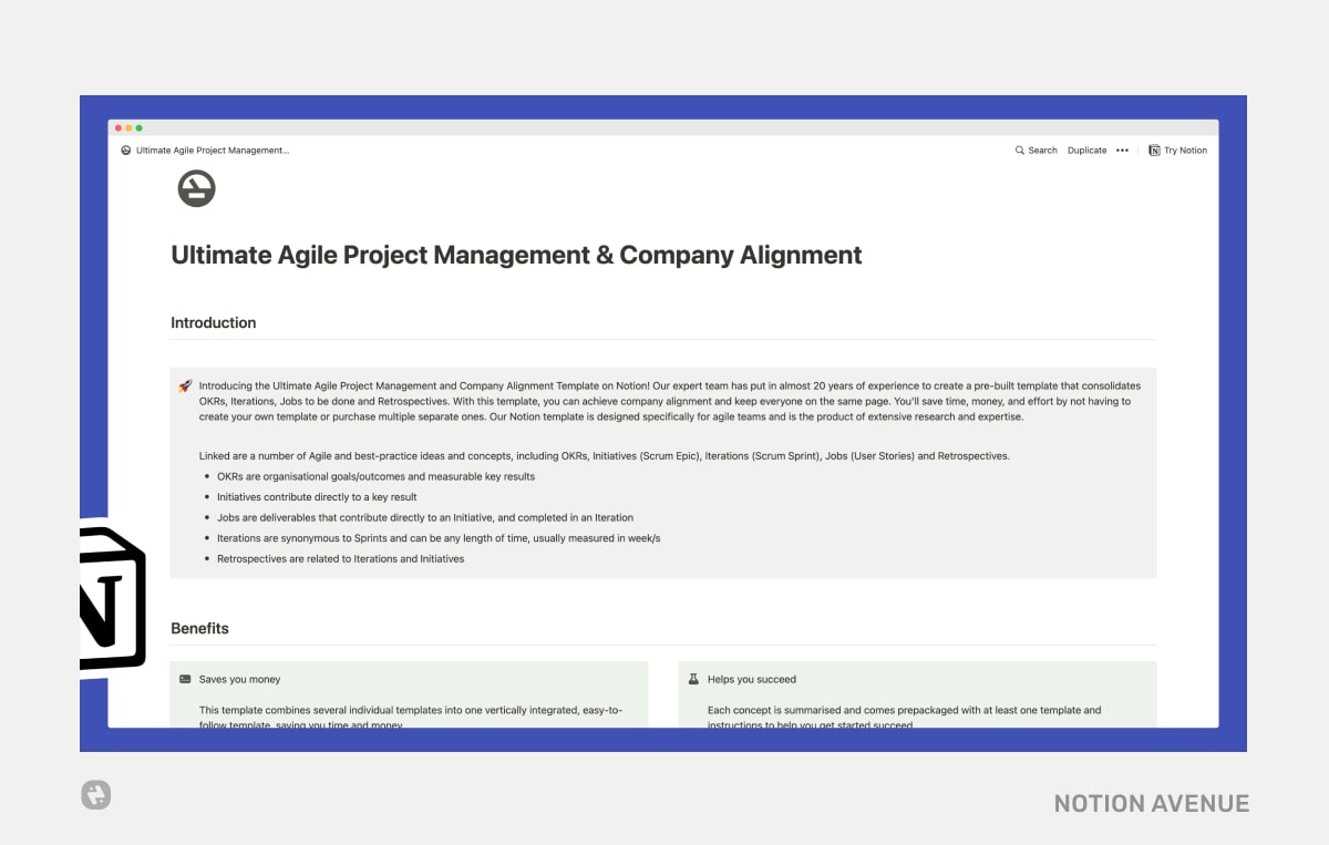 Top 20+ Scrum & Agile Templates for Notion