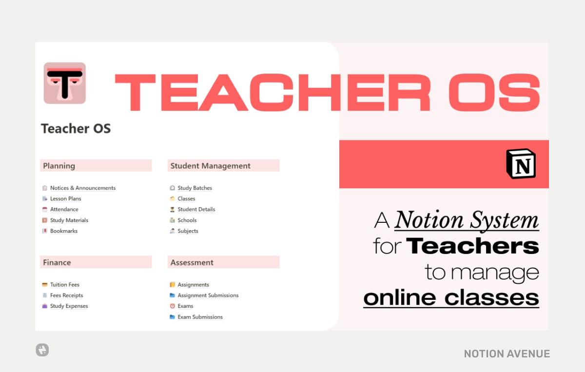 15+ Notion Templates for Teachers (Best & Free)