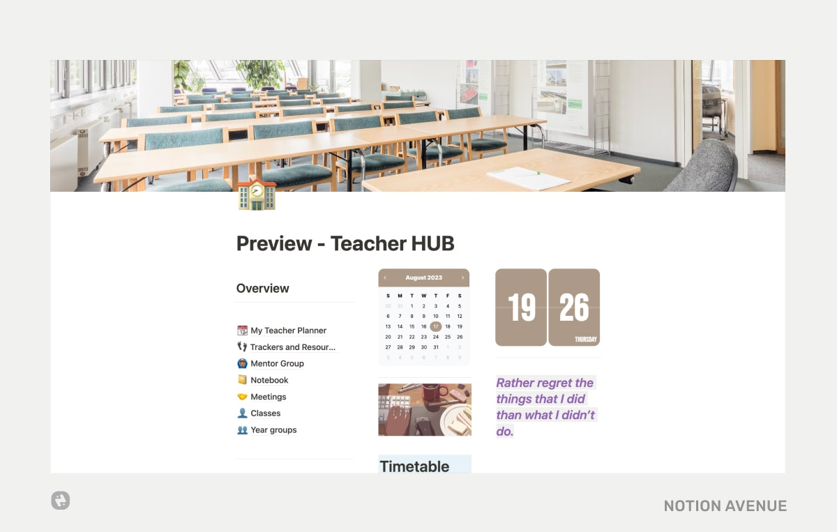 15+ Notion Templates for Teachers (Best & Free)