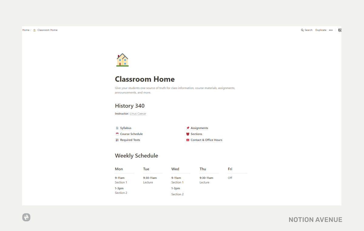 15+ Notion Templates for Teachers (Best & Free)