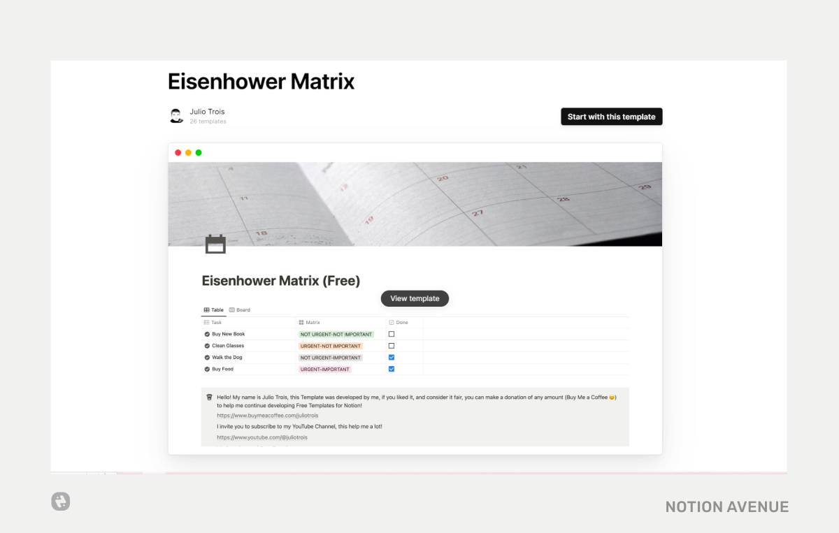 10+ Notion Eisenhower Matrix Templates to Prioritize What Matters