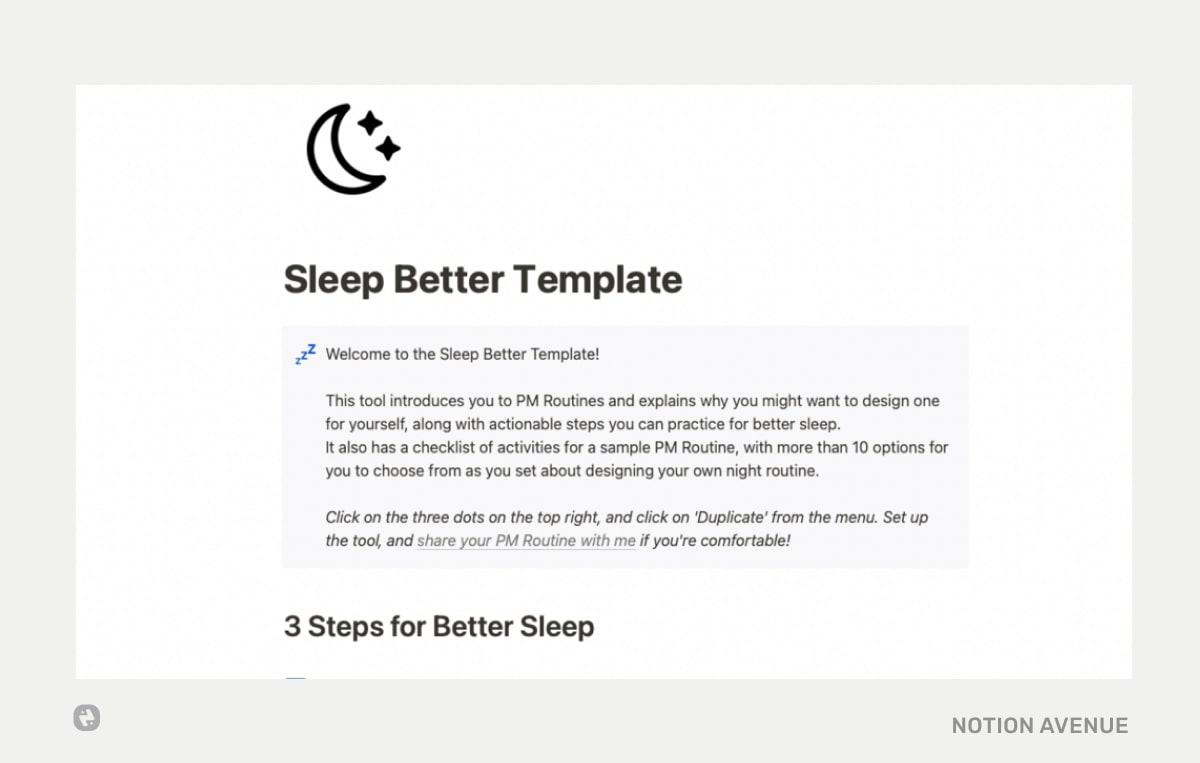18 Notion Routine Templates (Morning and Night)