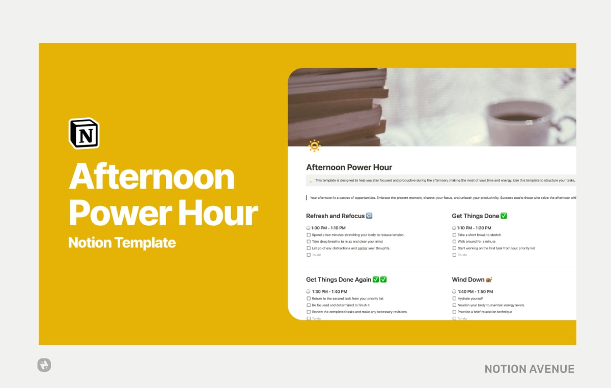 18 Notion Routine Templates (Morning and Night)