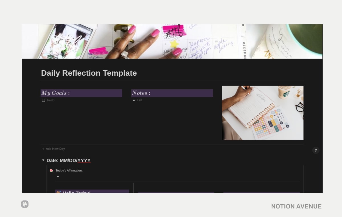 18 Notion Routine Templates (Morning and Night)