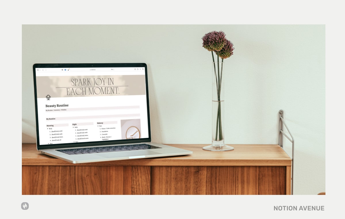 18 Notion Routine Templates (Morning and Night)