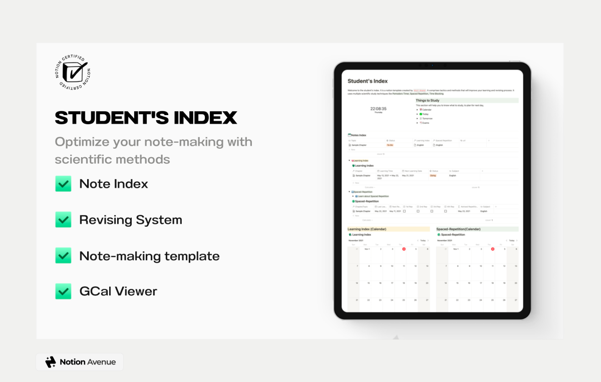 90+ Best & Free Notion Template for Students (Aesthetic & Easy to Use 2024)