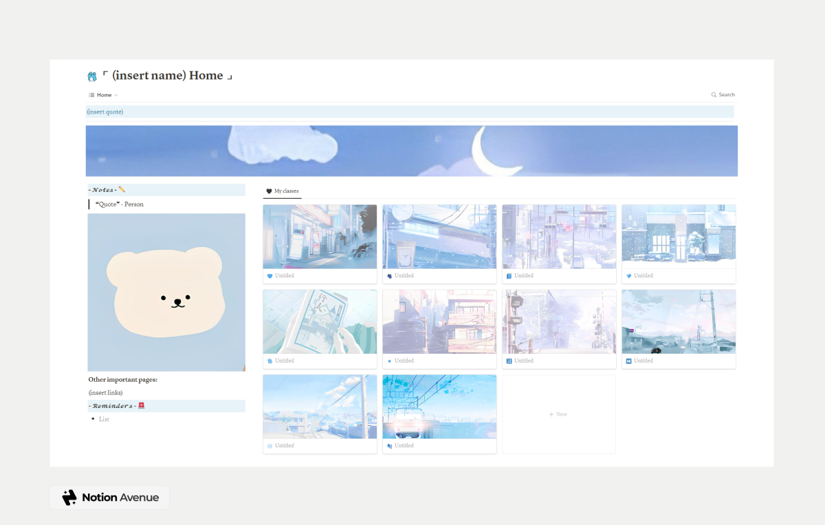 99+ Free & Aesthetic Notion Template & Setup for Spice up your Notion ...