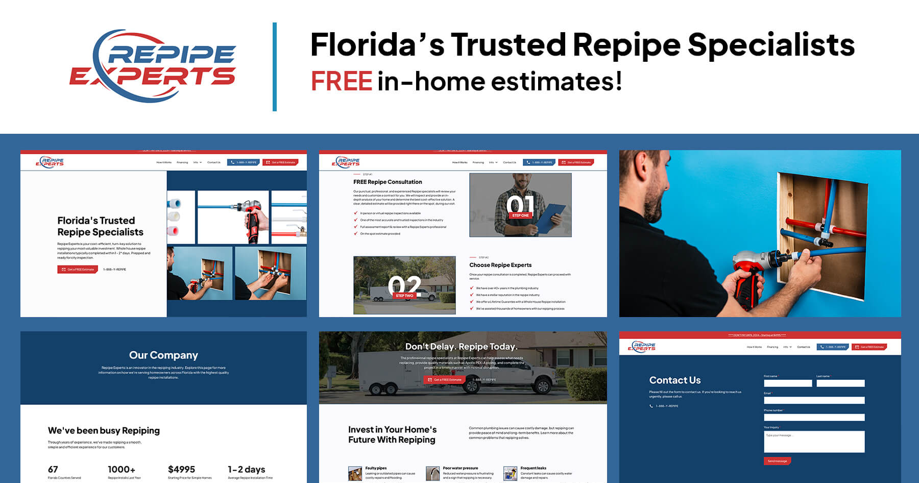 Repipe Experts - Florida's Trusted Repipe Specialists