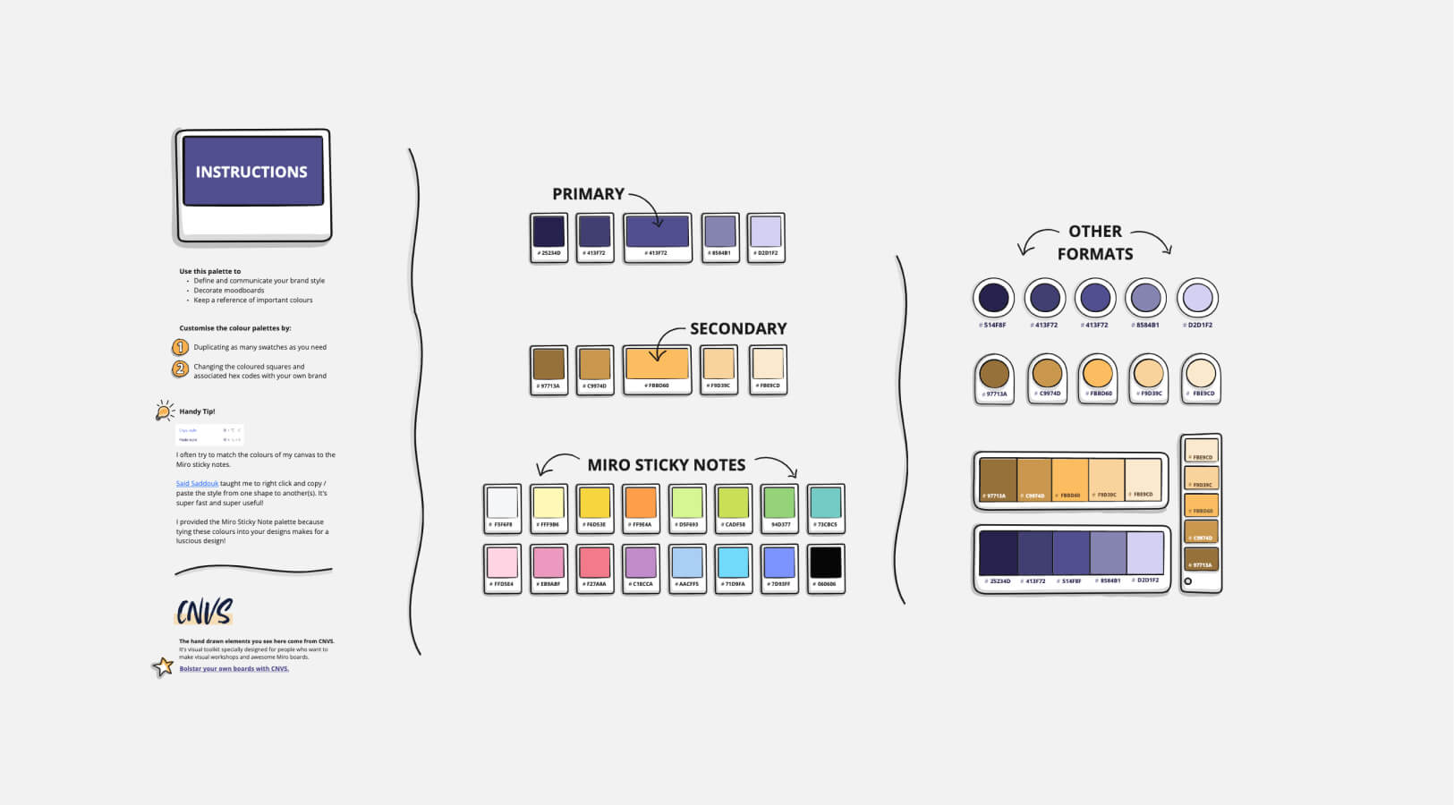 Colour Palette Template