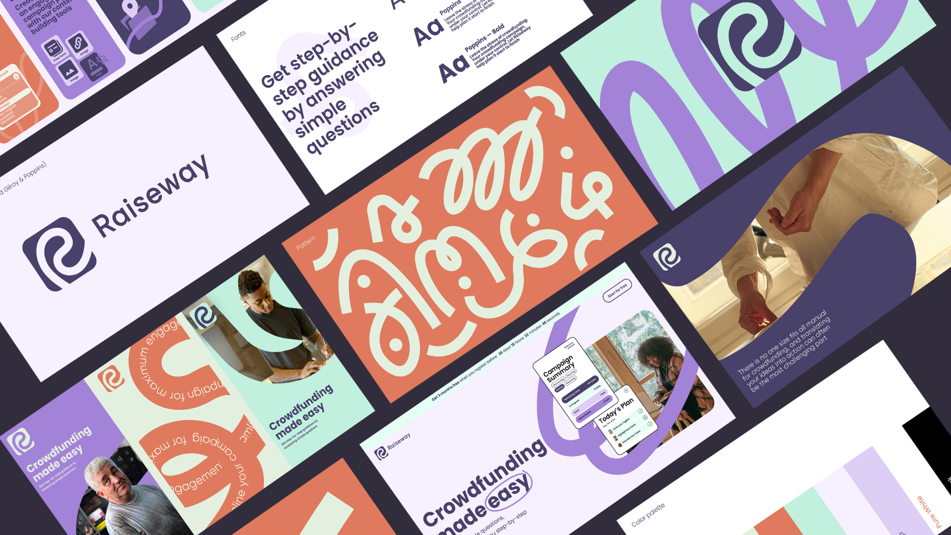 Last spring, as we crafted a brand identity for Raiseway - a platform ...