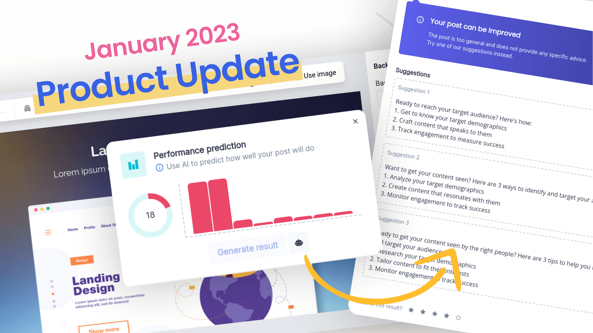 January 2023, Product Update - New Features & Improvements - FeedHive