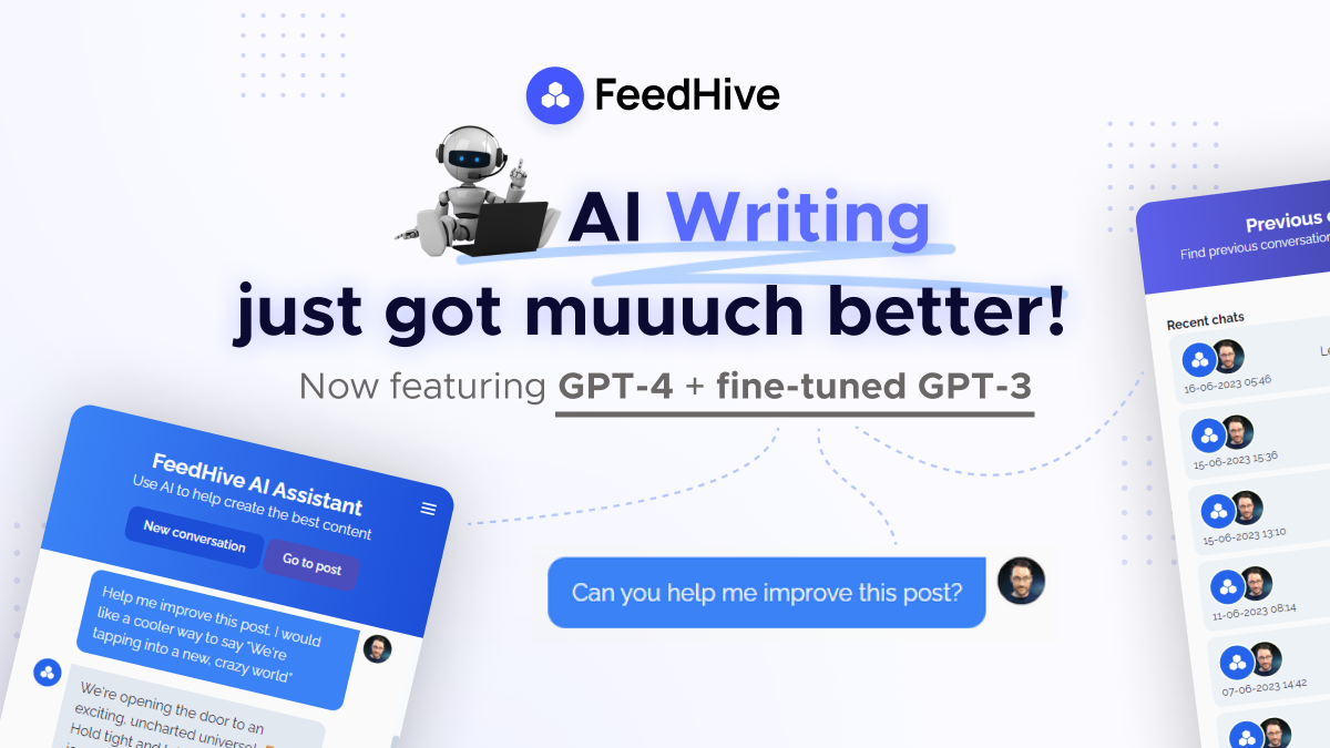 September 2023, Product Update - New Features & Improvements - FeedHive Blog