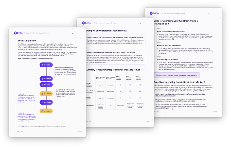 Mastering SFDR: a complete guide to upgrade your funds