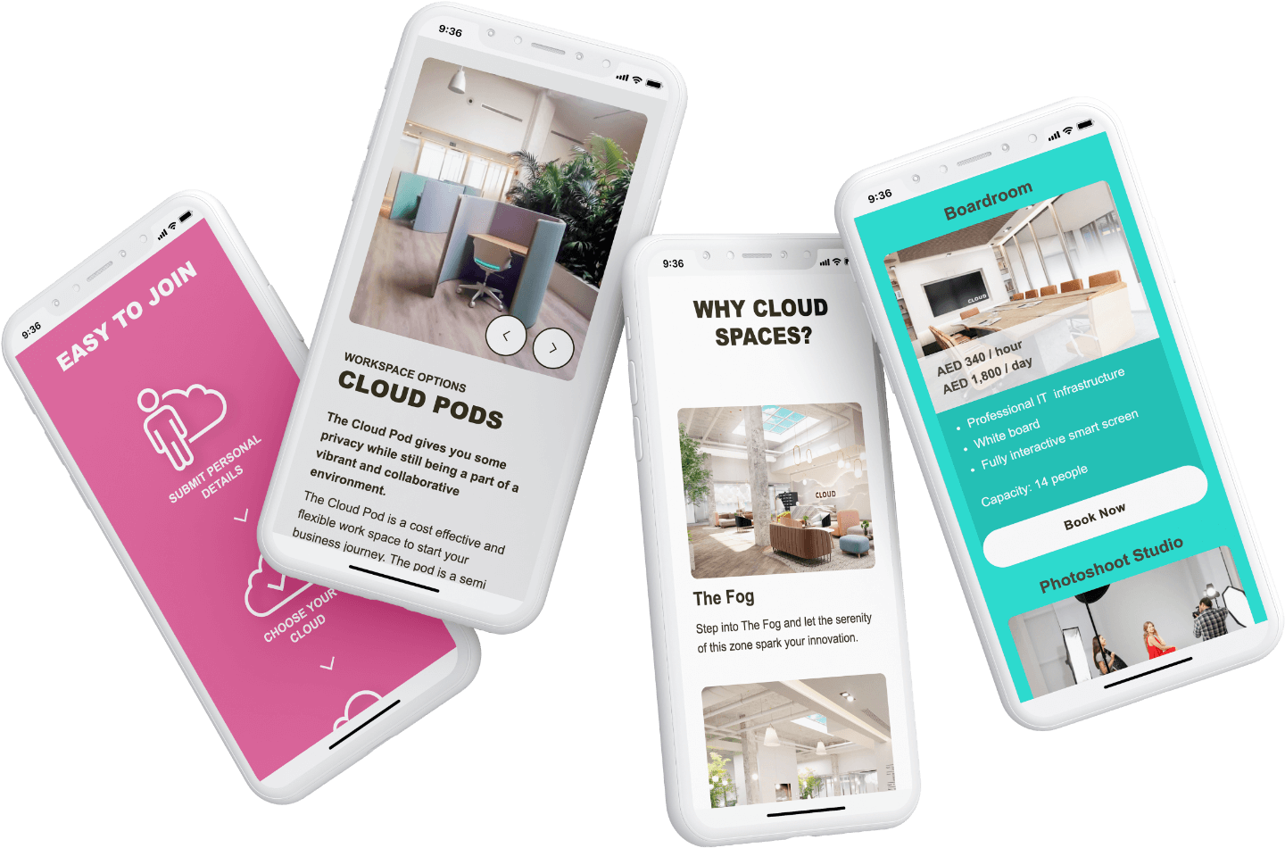 Cloud Spaces Website by Blue Beetle