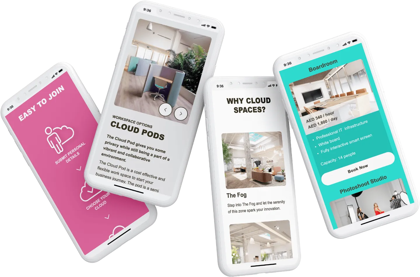 Cloud Spaces Website by Blue Beetle