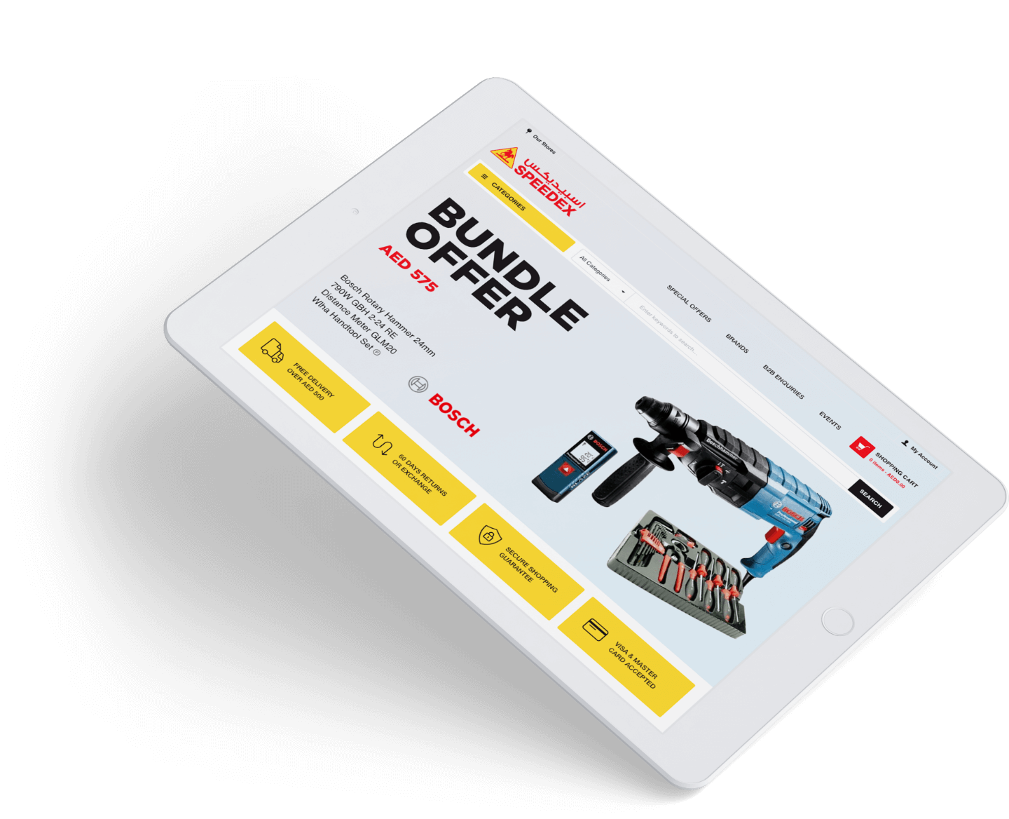 Speedex E-commerce Website by Blue Beetle