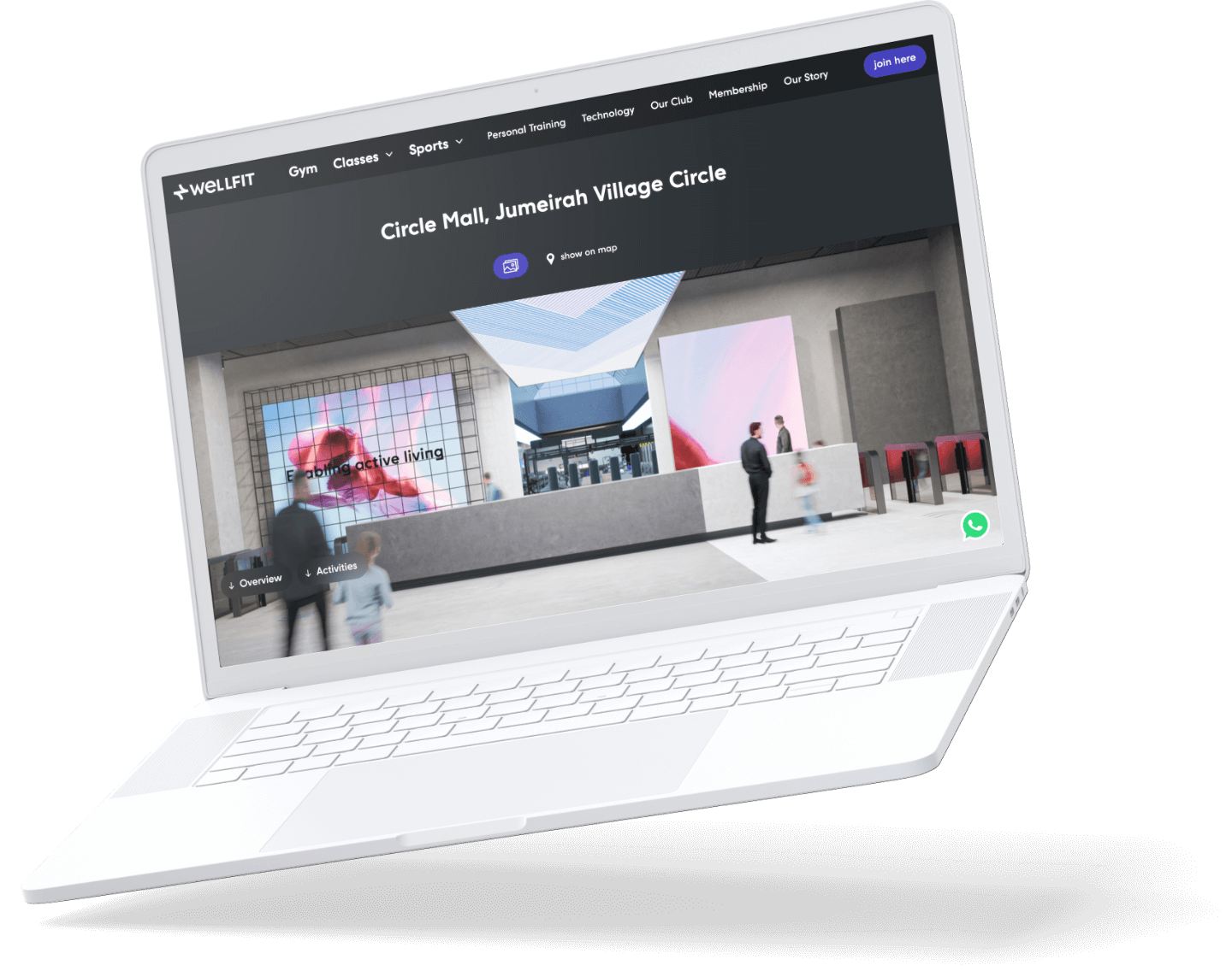 Wellfit Consumer Facing Website by Blue Beetle