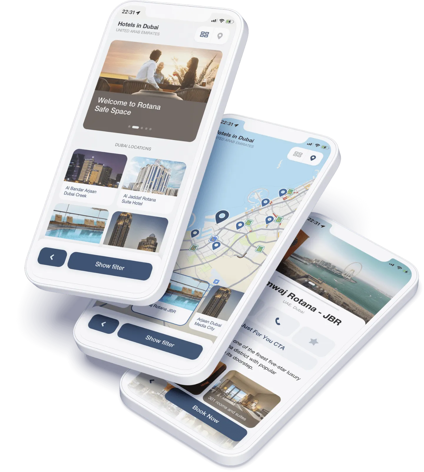 Rotana Loyalty App Design by Blue Beetle
