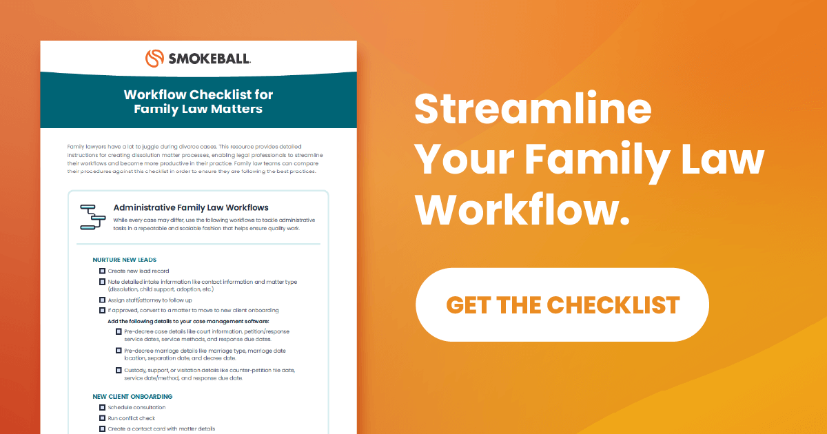 Setting up Your Family Law Case Workflows for Scalability & Success