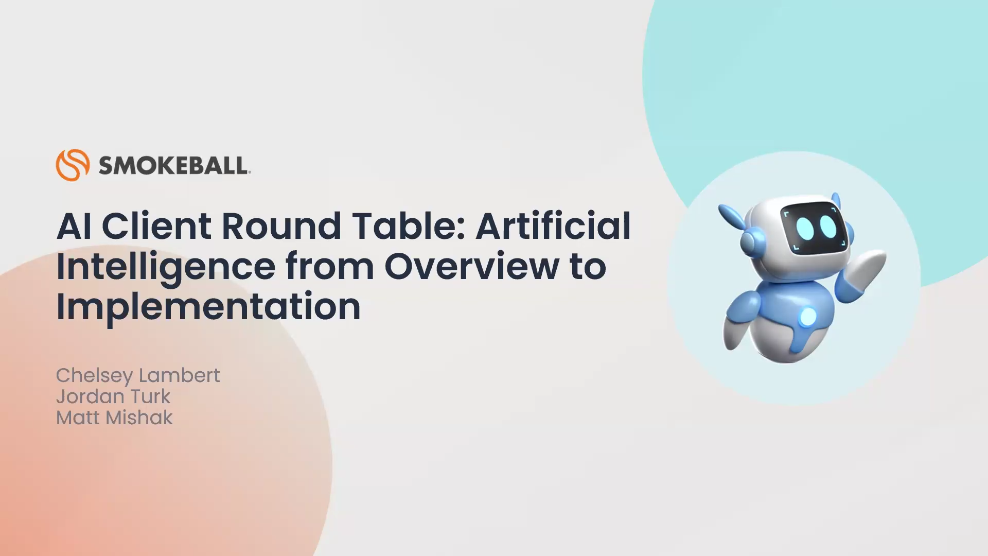 AI Client Round Table: Artificial Intelligence from Overview to ...