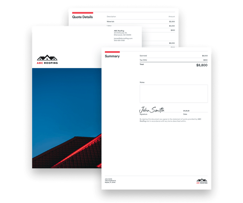 #1 Roofing Proposal Software | Roofr