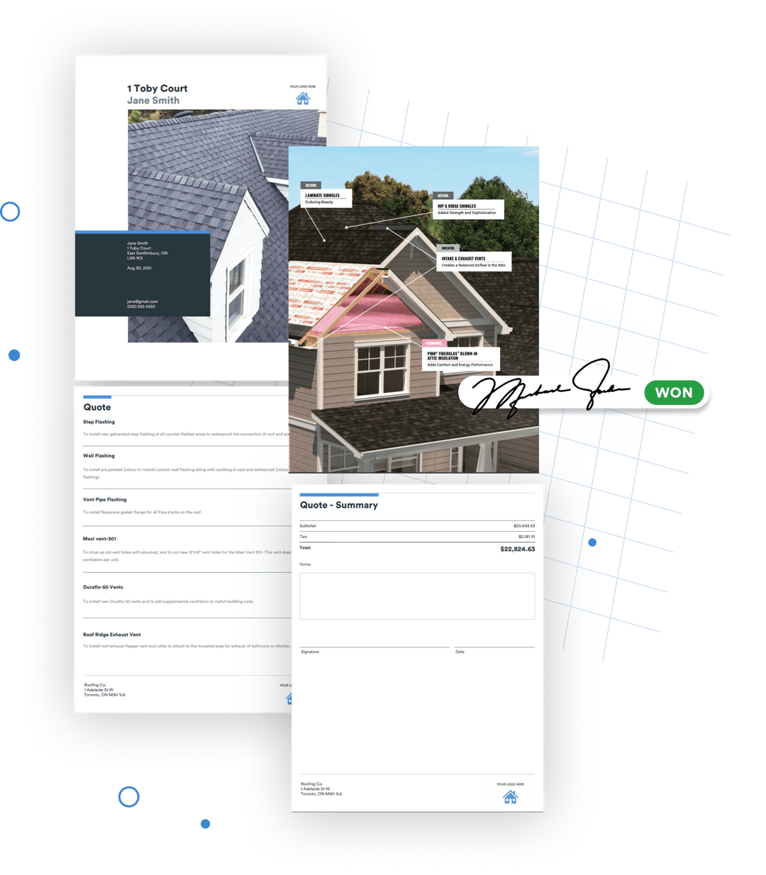 Roof Proposal Template Software | Roofr
