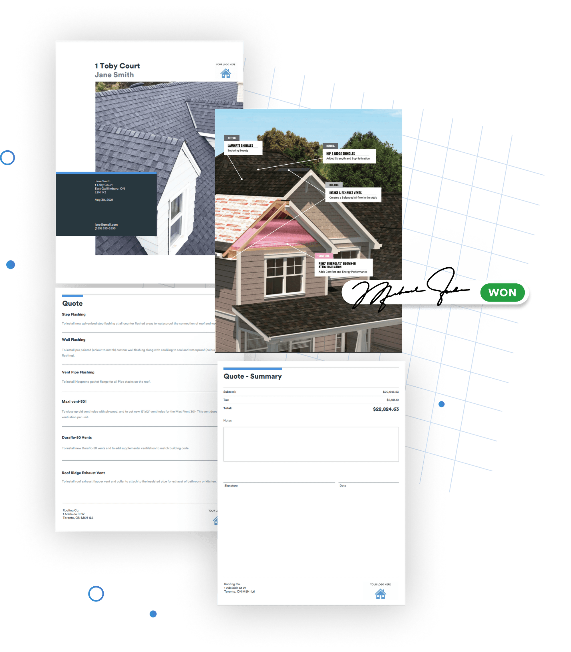 Roof Proposal Template Software | Roofr