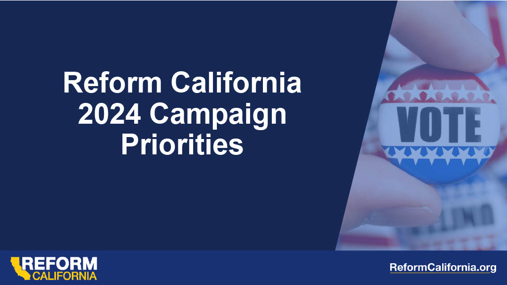 News | Reform CA Unveils Campaign Plan for November Election