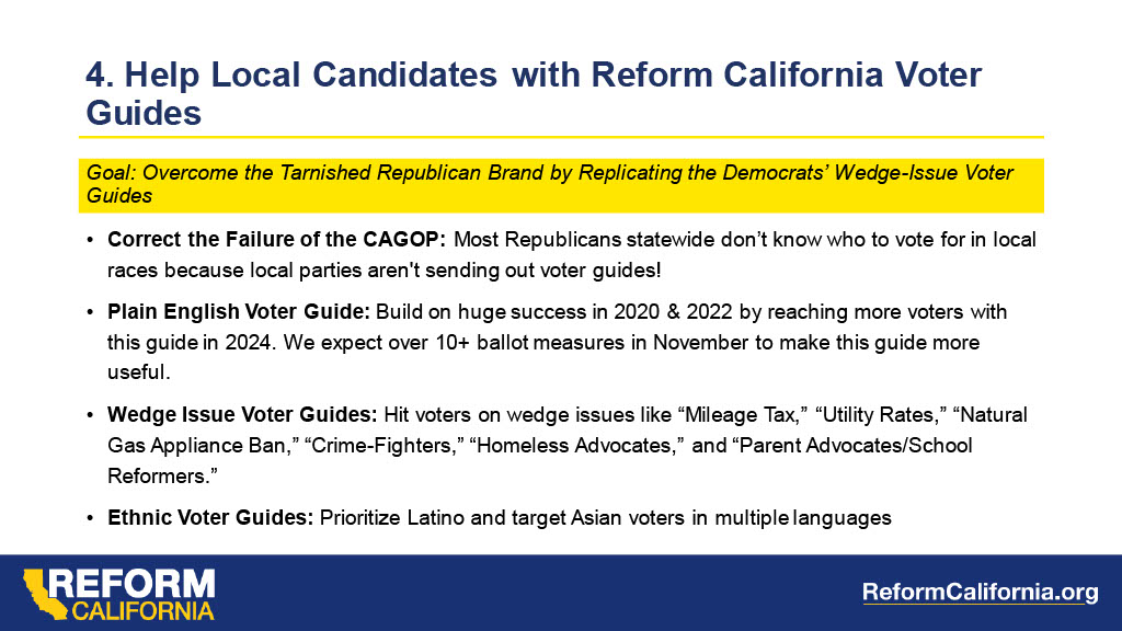 News | Reform CA Unveils Campaign Plan for November Election