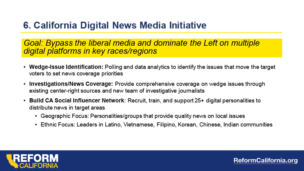 News | Reform CA Unveils Campaign Plan for November Election