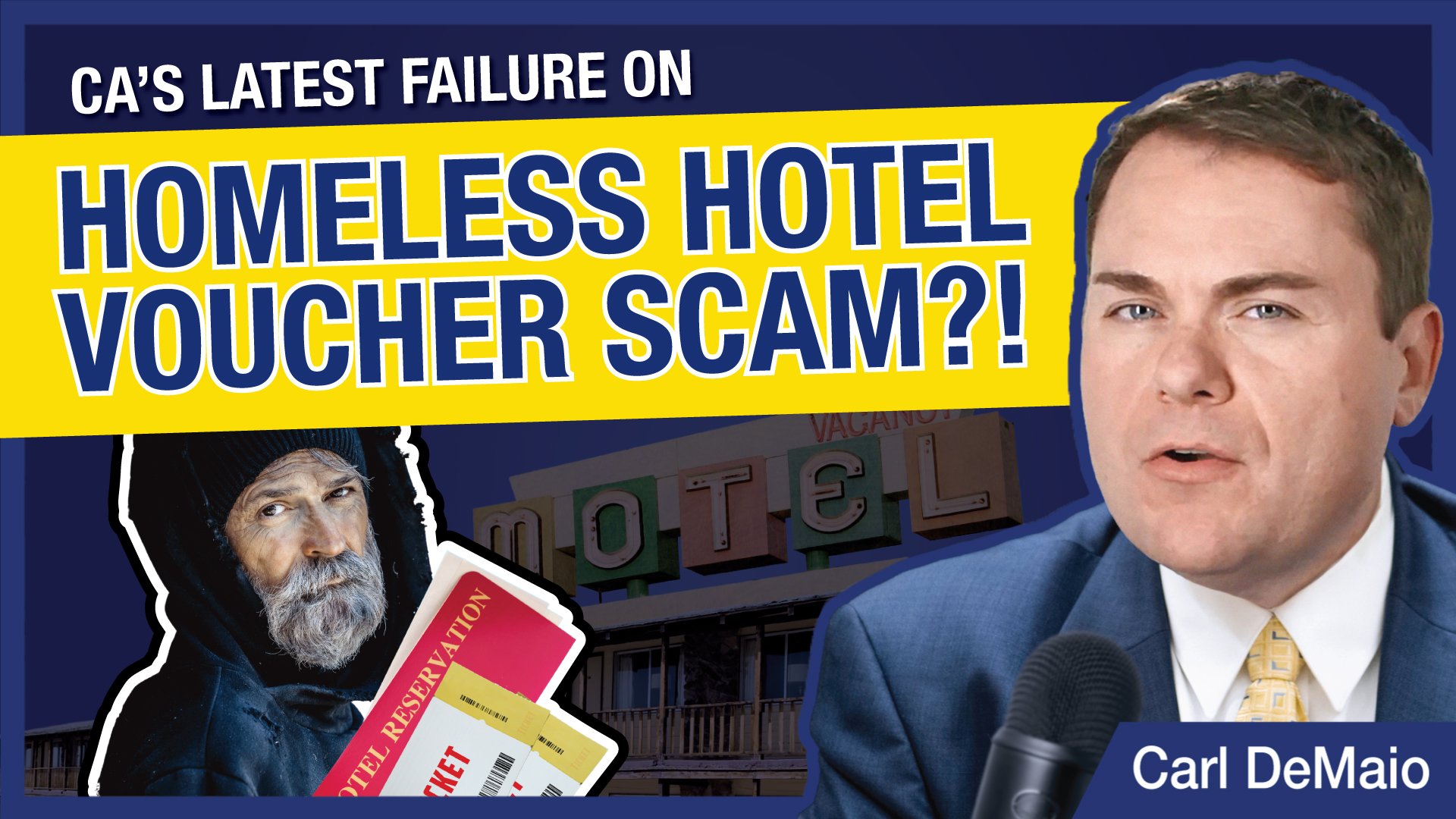 Video • CA's Latest Failure on Homeless Hotel Voucher Scam