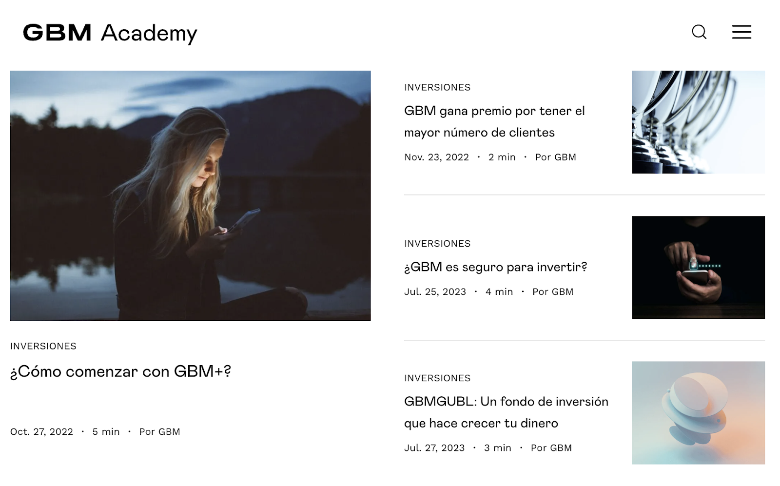 GBM: La plataforma para invertir en línea en México
